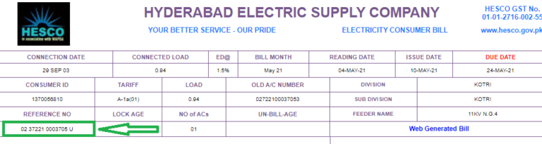 HESCO Bill – Check Hesco Duplicate Bill WAPDA – Sui Gas Bill